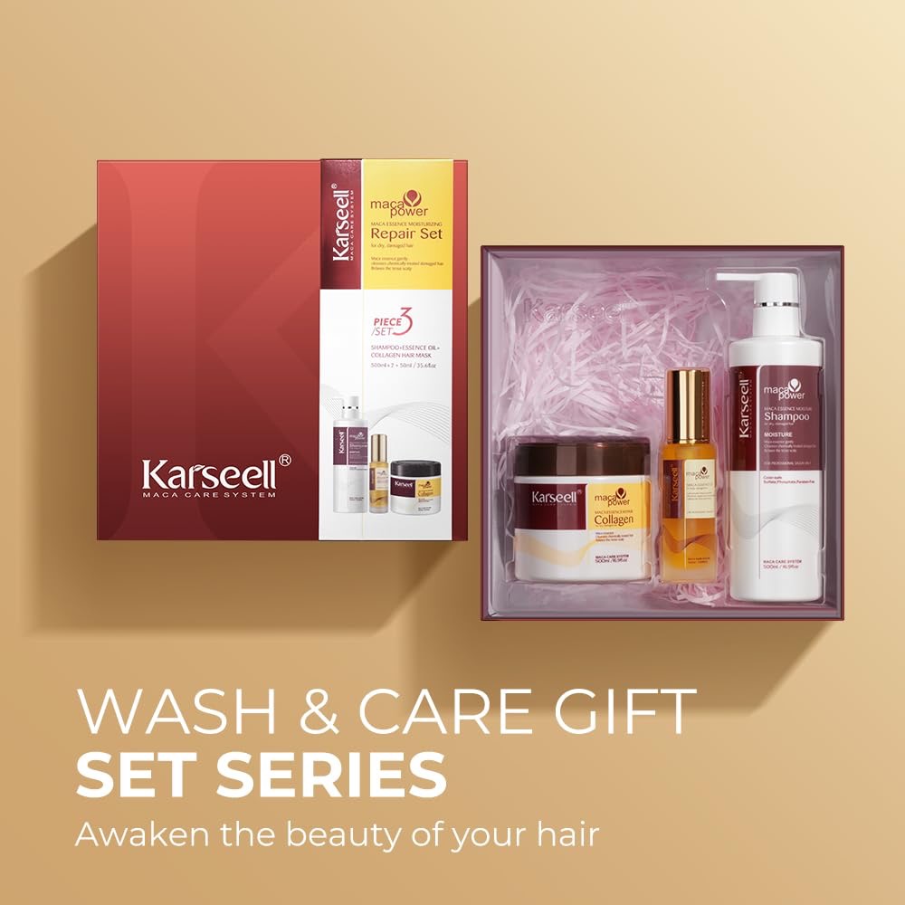 Karseell 3 Piece Set - Shampoo, Mask & Serum - Hair Haven